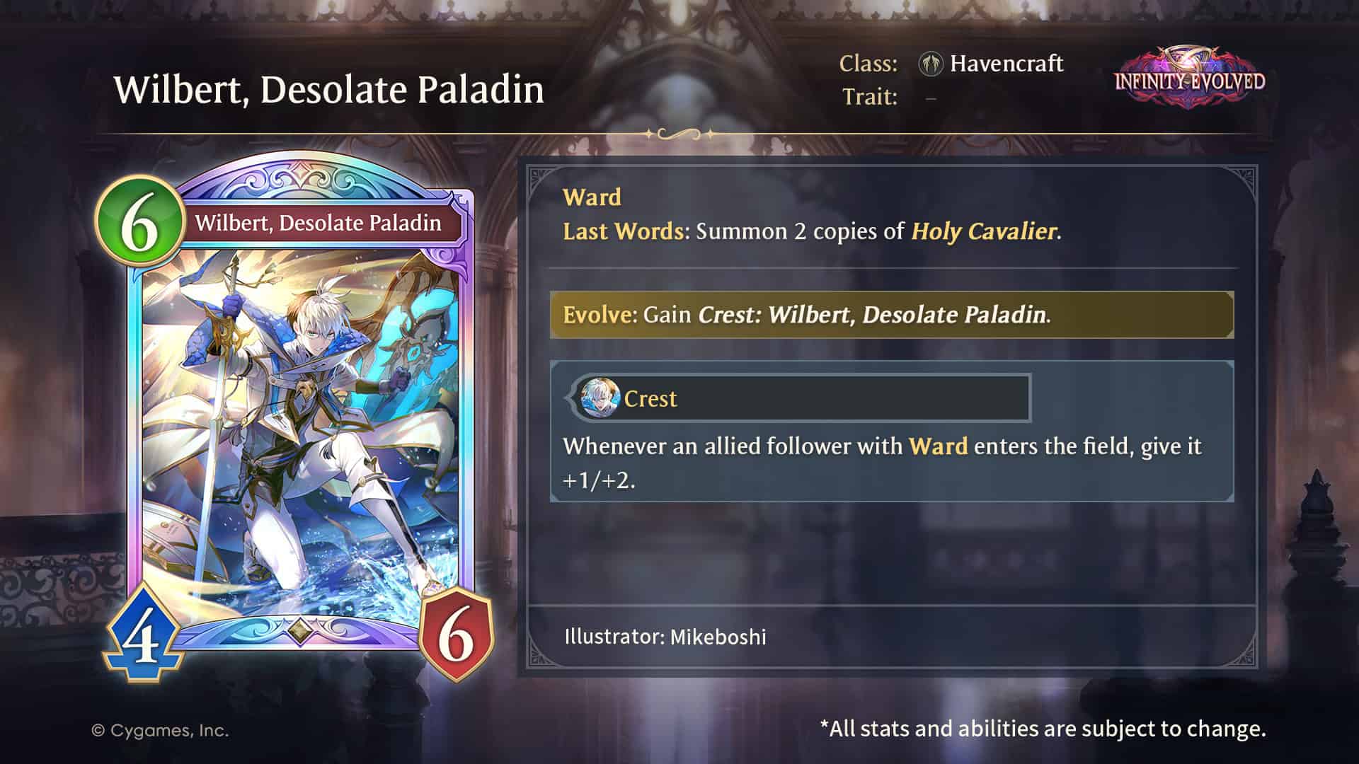 【Shadowverse:WB】Infinity Evolved News + Giveaway – RoKtheReaper.com