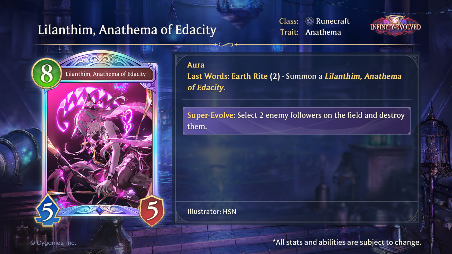【Shadowverse:WB】Infinity Evolved News + Giveaway – RoKtheReaper.com