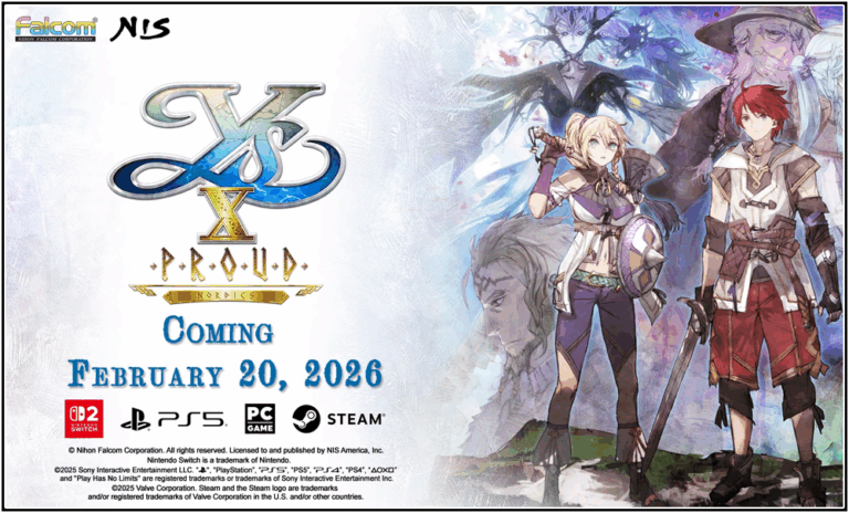 【Ys X: Proud Nordics】February 20, 2026 Release Date & Trailer – RoKtheReaper.com